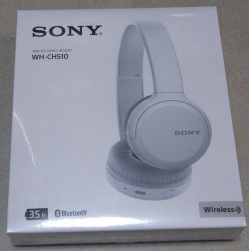 SONY Bluetooth Wireless Headphone WH-CH510 White 2019 Model AAC ...