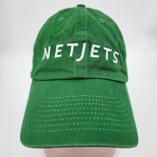 NETJETS Cap O/S Signature Series QS Green Adjustable Strapback Golf Hat ...