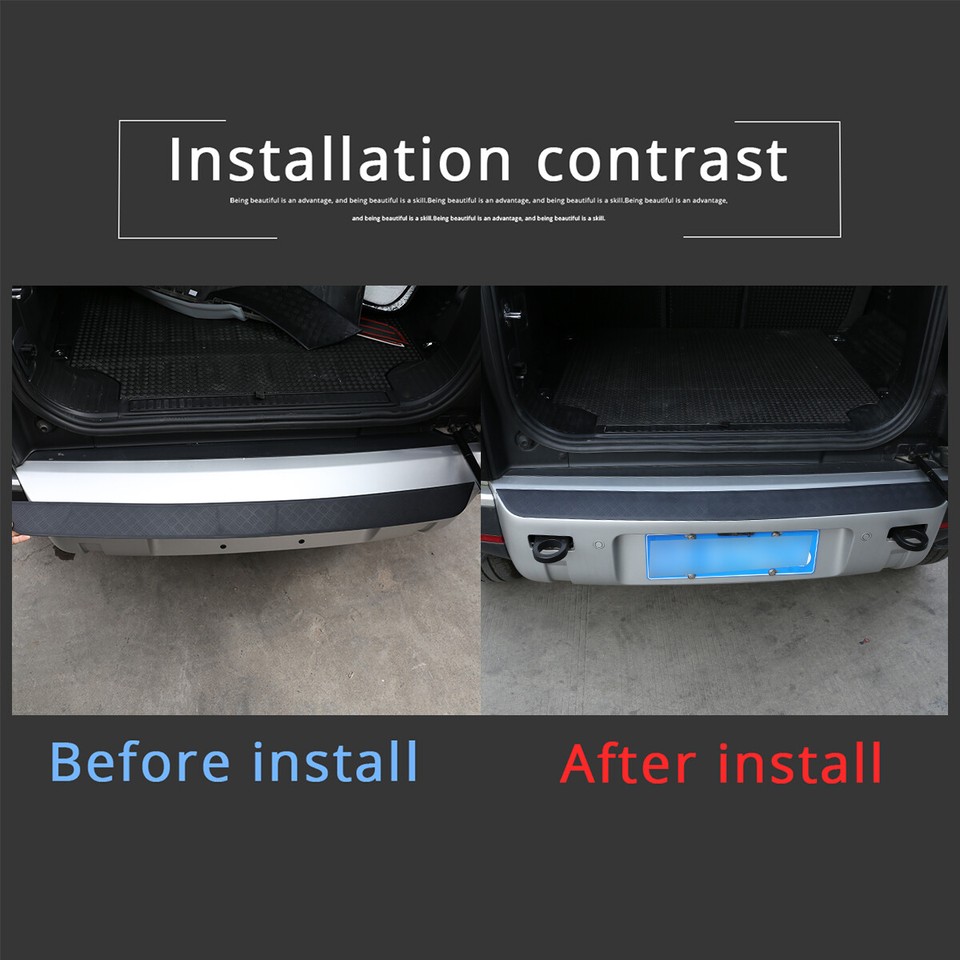 Rear Bumper Protector Scratch Guard For Land Rover Defender L663 90 110 ...