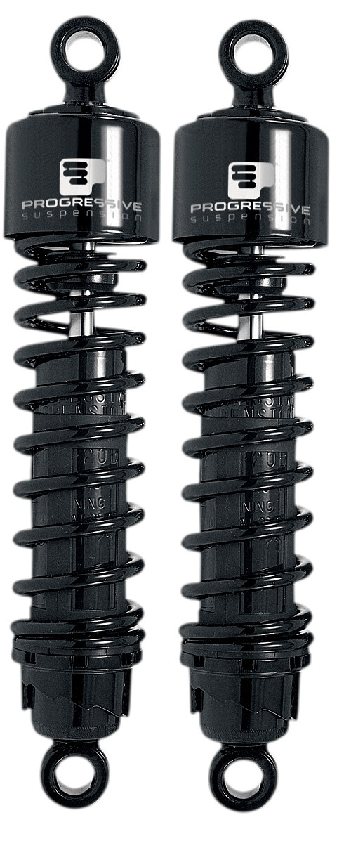 11.5" 412 Series Shocks - Black Progressive 412-4074B For 06-20 Harley ...