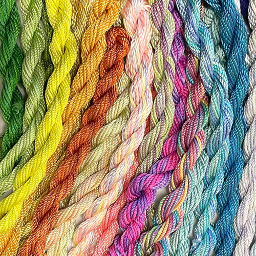 Colour Streams "Exotic Lights" Silk Embroidery Floss - 5 x Assorted ...