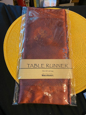 Oriental World Market Table Runner 72 in long | eBay