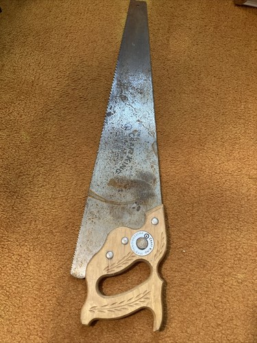 Vintage Warranted Superior Craft King 26” 8 Point Hand Saw | eBay