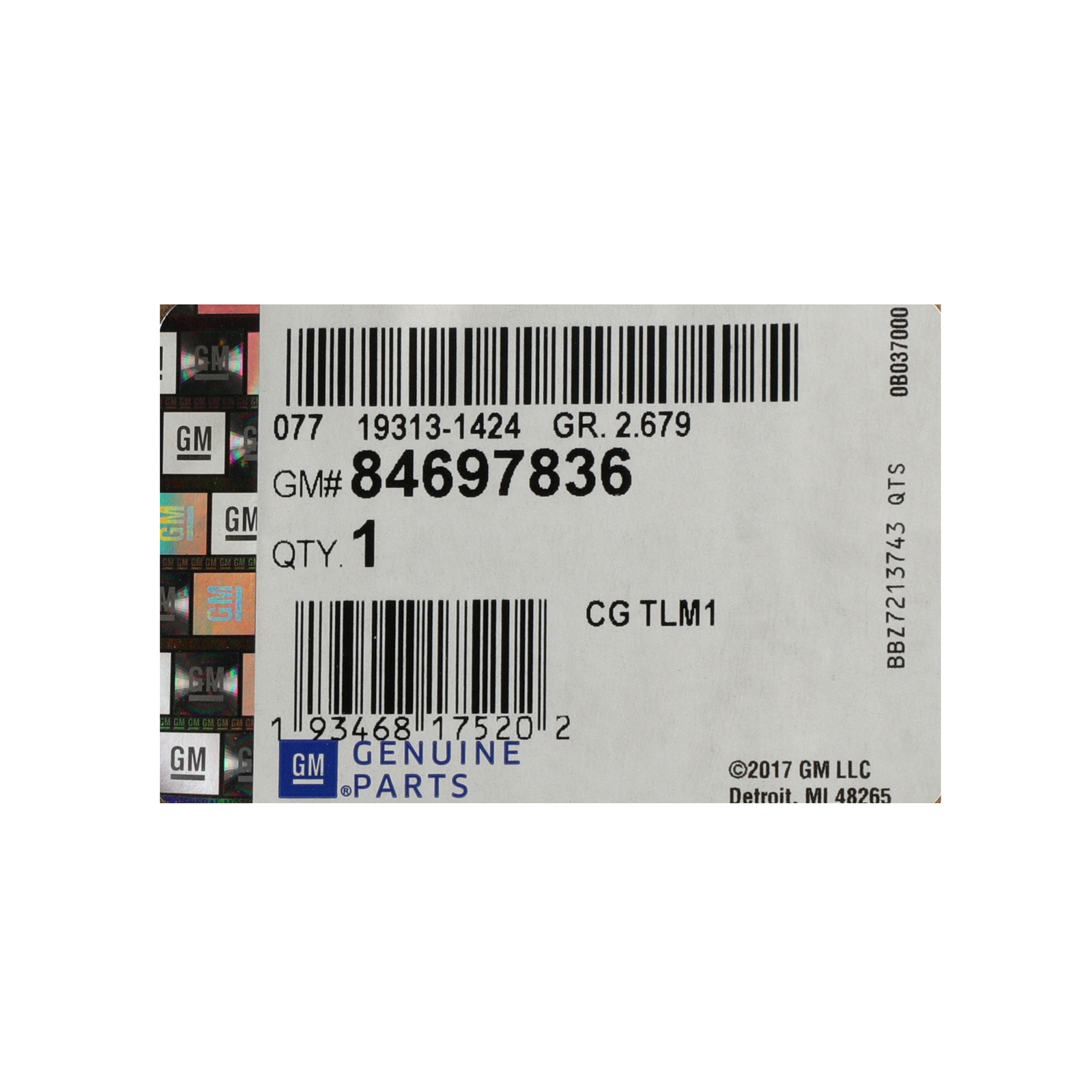 OEM NEW 2017-2019 GMC Acadia Rear Tail Light Lamp Assembly Driver Side ...