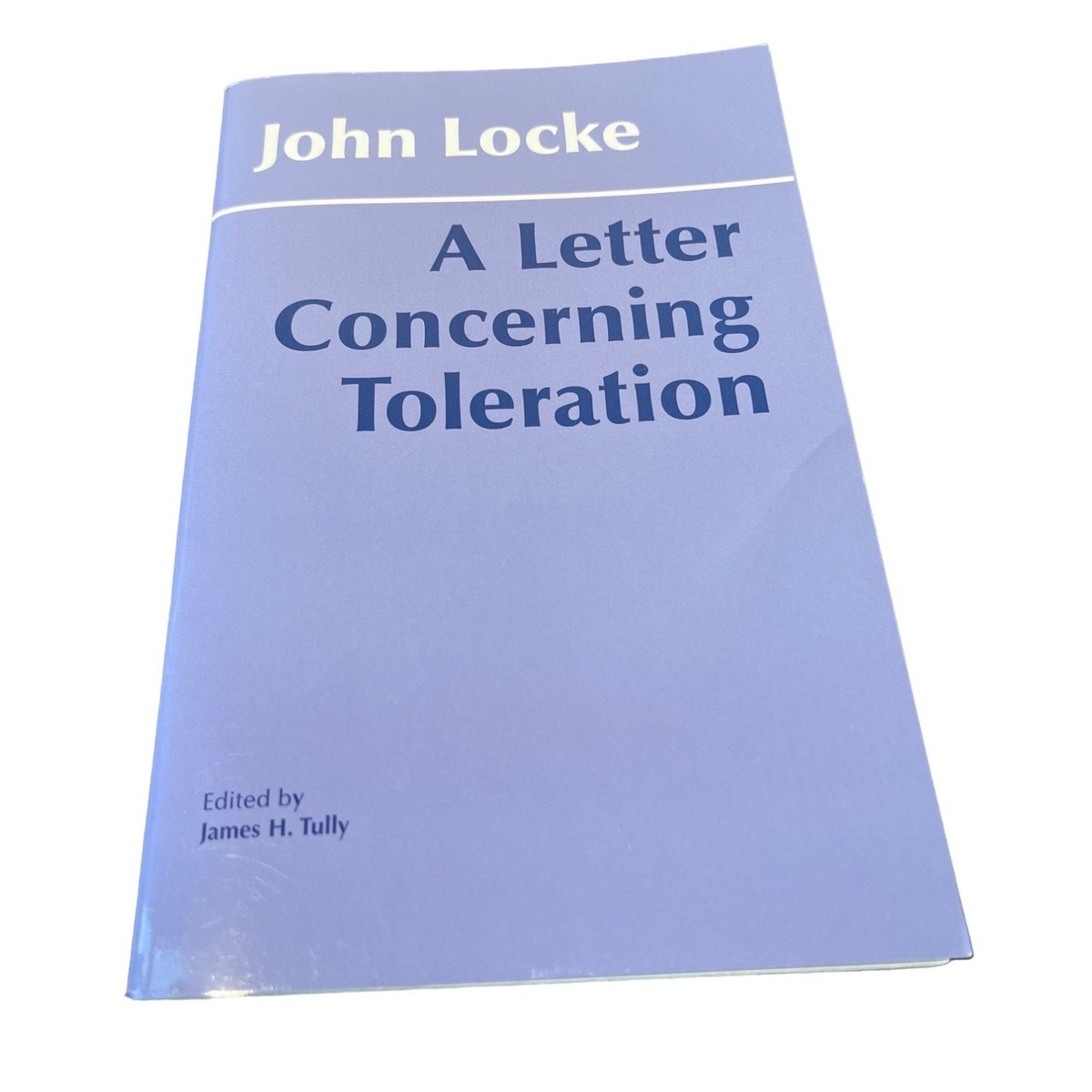 A Letter Concerning Toleration