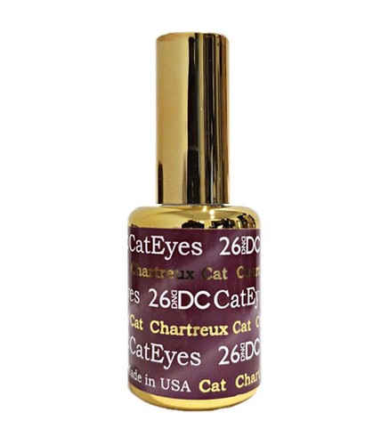 DND DC Cat Eyes Chartreux Cat 26 LED/UV DND Gel Polish .6oz Magnetic ...