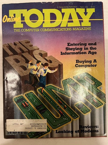 Today Online- The Computer Communications Magazine (April 1984) Vintage ...