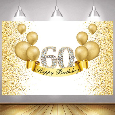 60th Birthday Background