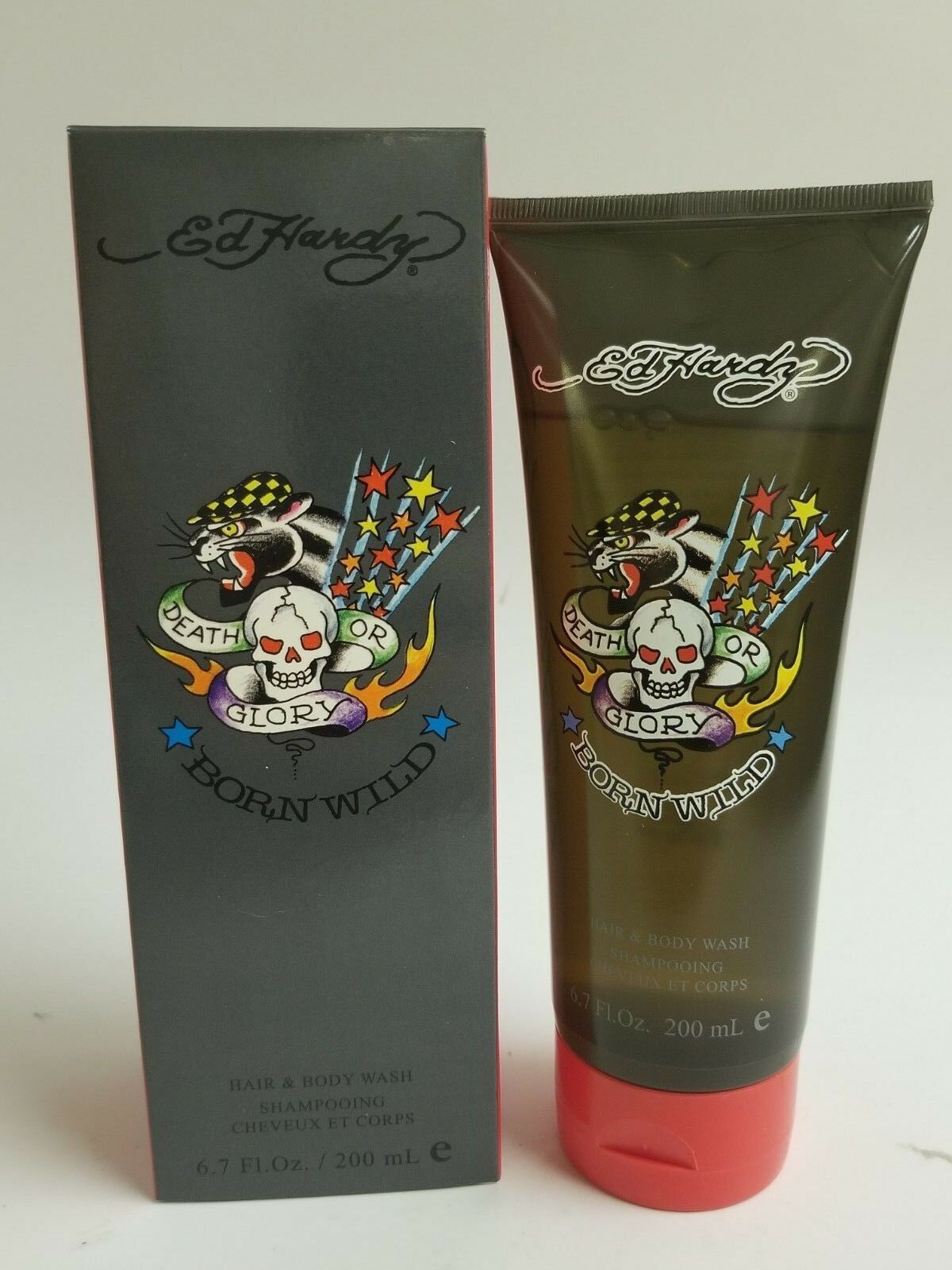 Ed Hardy Born Wild Men Hair & Body Wash shower Gel 6.7 oz | eBay