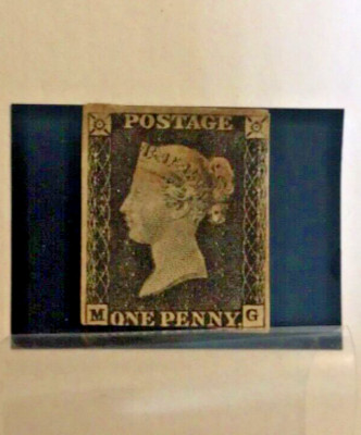 1840 Queen Victoria Penny Black stamp young head | eBay UK