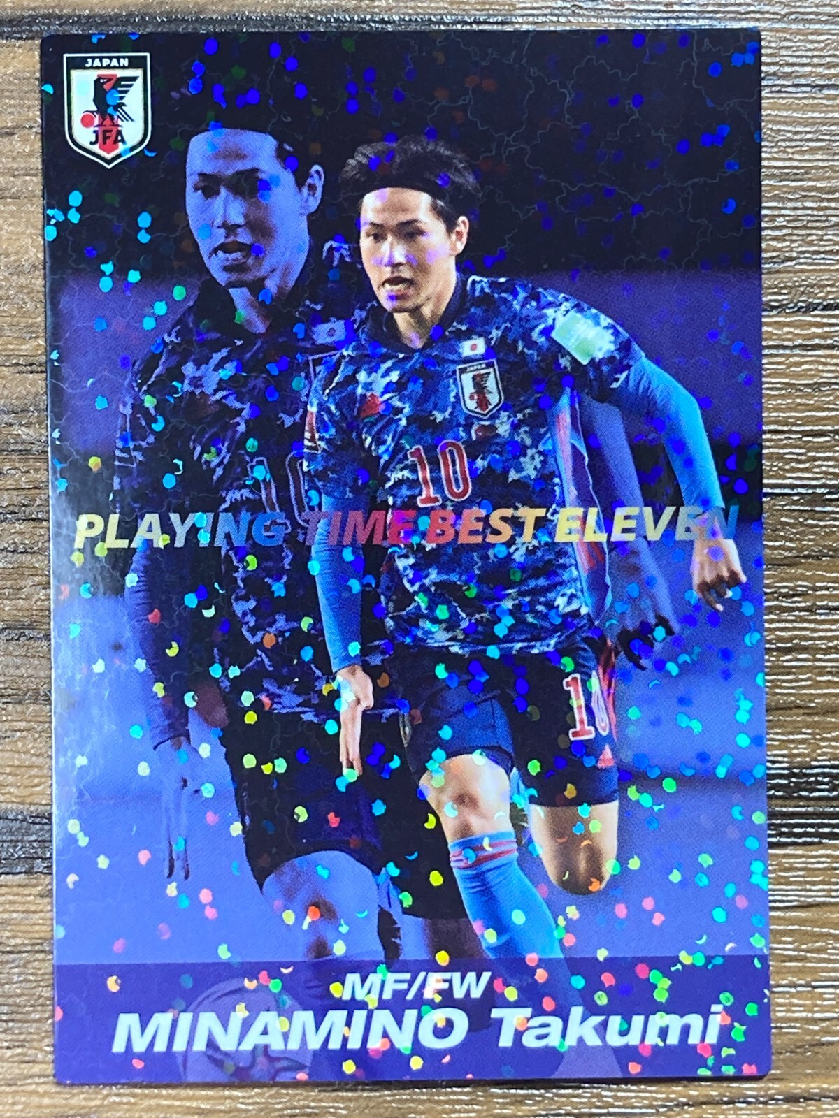 Minamino Takumi BE-06 Holo Card Japan Samurai Blue Soccer 2022 Qatar ...