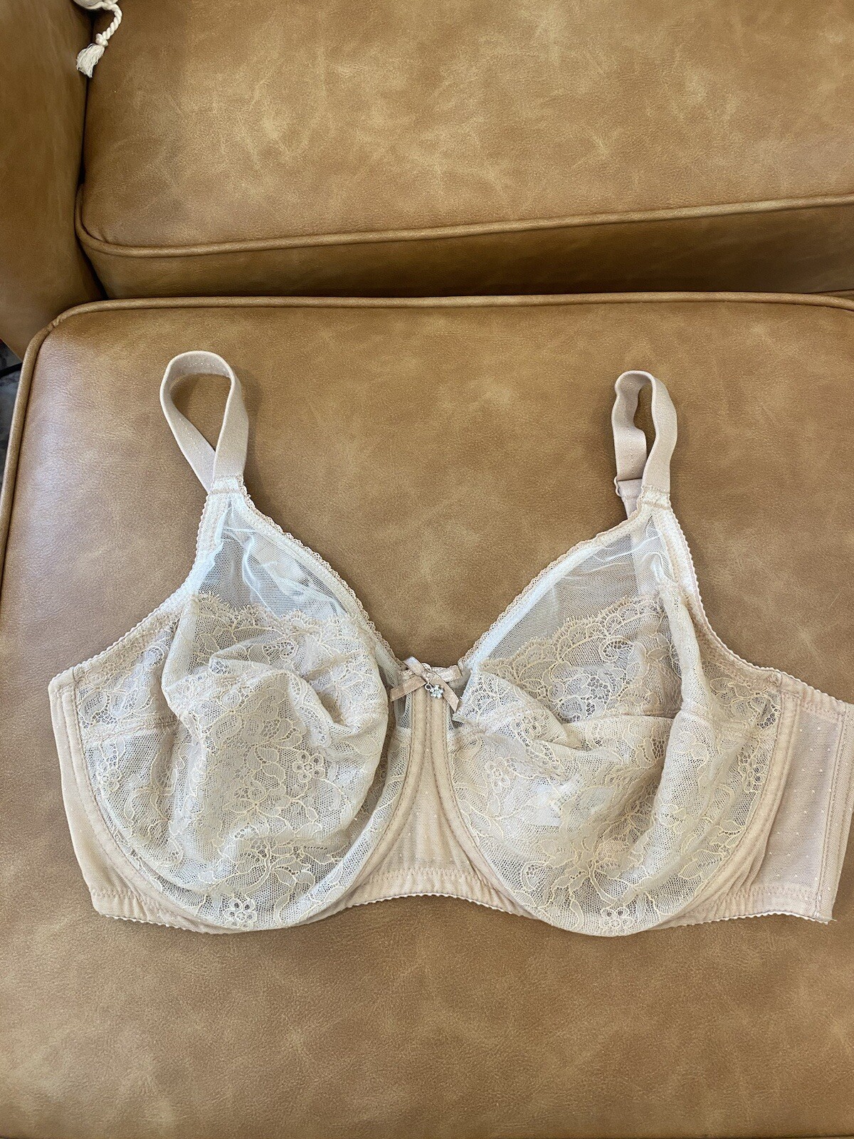 Wacoal Retro Chic 855186 Underwire Lace Bra 40DD Wome… - Gem