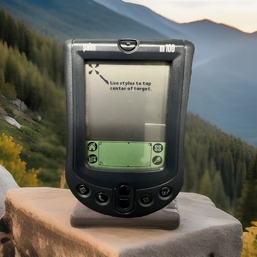 Palm M100 Handheld Organizer PDA - Vintage Palm Pilot Open Box Missing ...