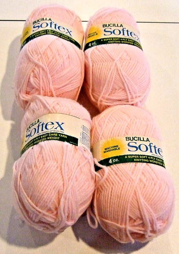Lot of 4 Skeins Pink Yarn by Bucilla Softex - NEW (#36) | eBay
