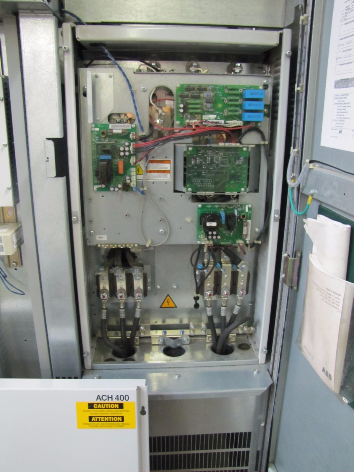 ABB ACH402612032 3PH 380-480VAC 156/113 AMPS 125HP ACH 400 SPEED ...