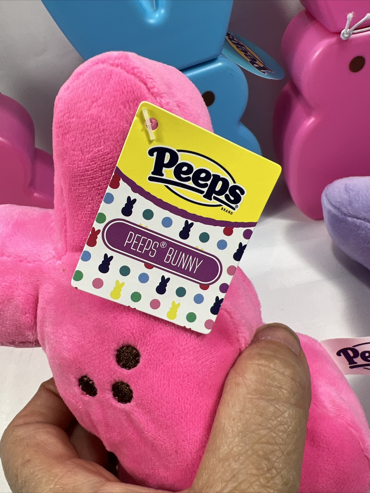 3 Easter PEEPS Bunny Tumblers Cups w/Lid & Straw 14 oz by Zak & 2 plush ...