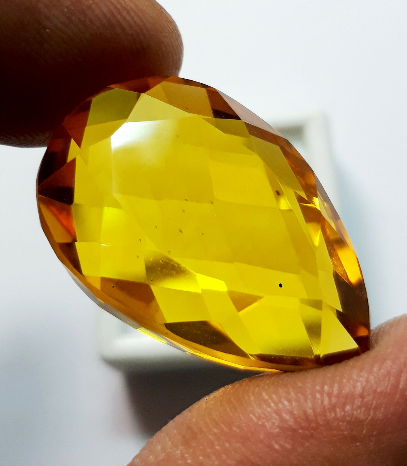 Natural Topaz Yellow Color Pear Cut Loose Gemstone | eBay