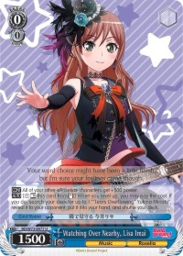Watching Over Nearby, Lisa Imai - BD/W73-E077 - U Near Mint WEISS BanG Dream! Vo | eBay