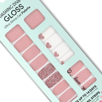 Dashing Diva Love Notes Gloss Ultra Shine Gel Palette Nail Strips New ...