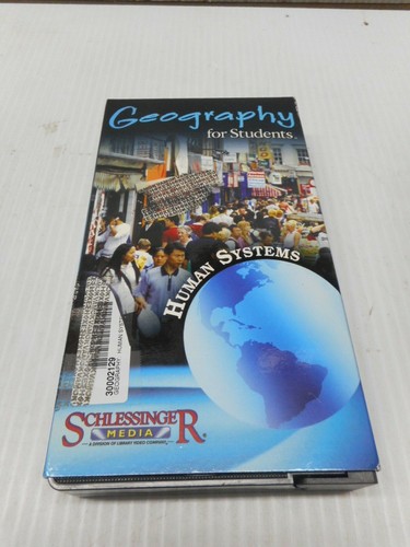 Schlessinger Media Geography For Students Human Systems VHS 23 Minutes ...