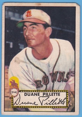 1952 Topps #82 Duane Pillette. St. Louis Browns. GD. | eBay