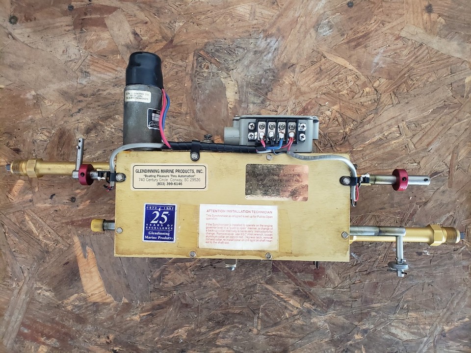 Glendinning Synchronizer from Grand Banks with Lehman Engines - Free US ...