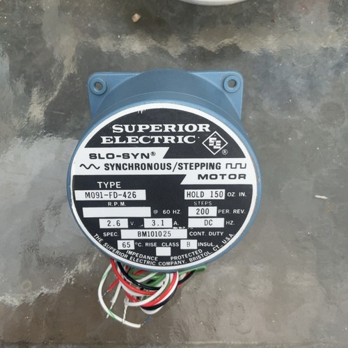 Superior Electric Slo-Syn Stepping Motor Stepper M091-Fd-426 ...
