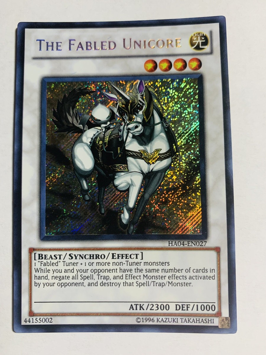 1st Edition Trading Card Yu-Gi-Oh! - The Fabled Kudabbi (HA04-EN058 ...
