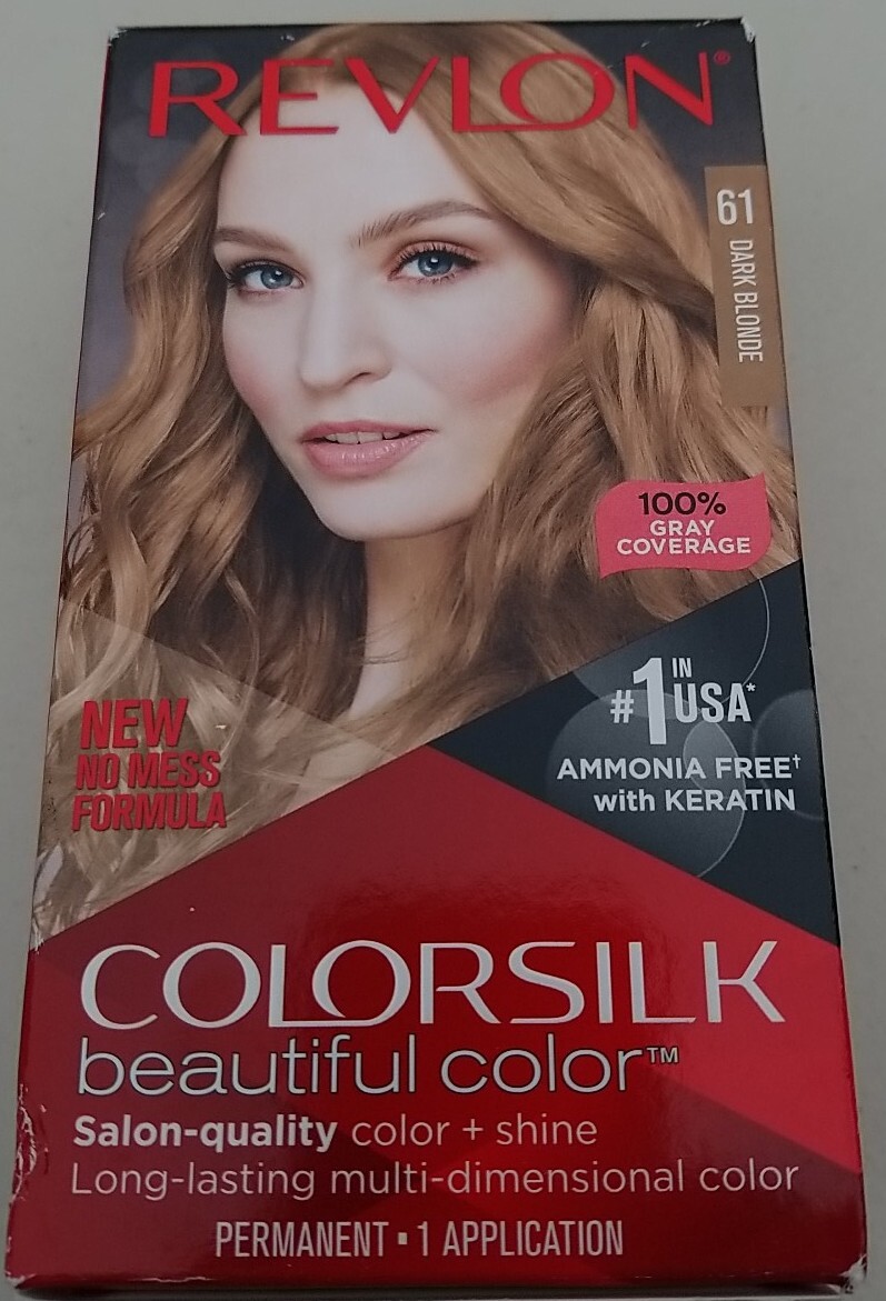 1 Revlon Colorsilk Hair Color: 61 Dark Blonde 100% gray coverage ...