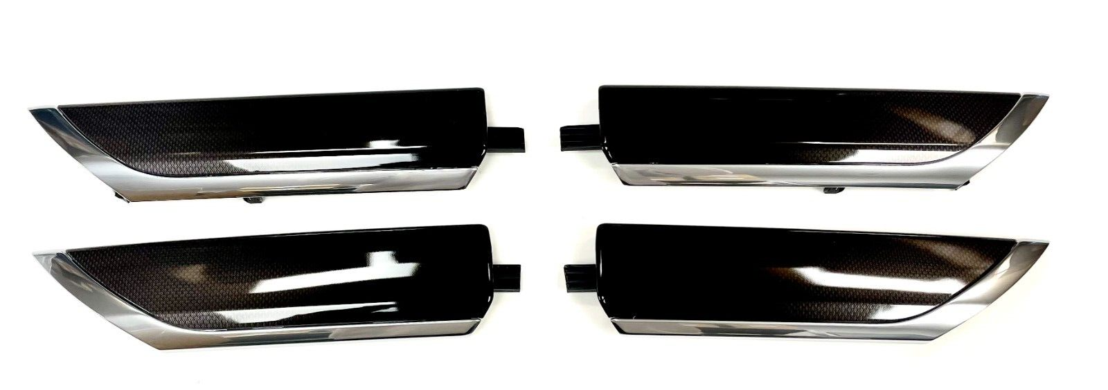 2019-2024 Silverado Sierra Crew Cab Door Trim 84469330 Silver Hammer w ...