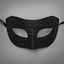 Black Simple & Elegant Masquerade For Men Mask Costume Prom Party Mask ...