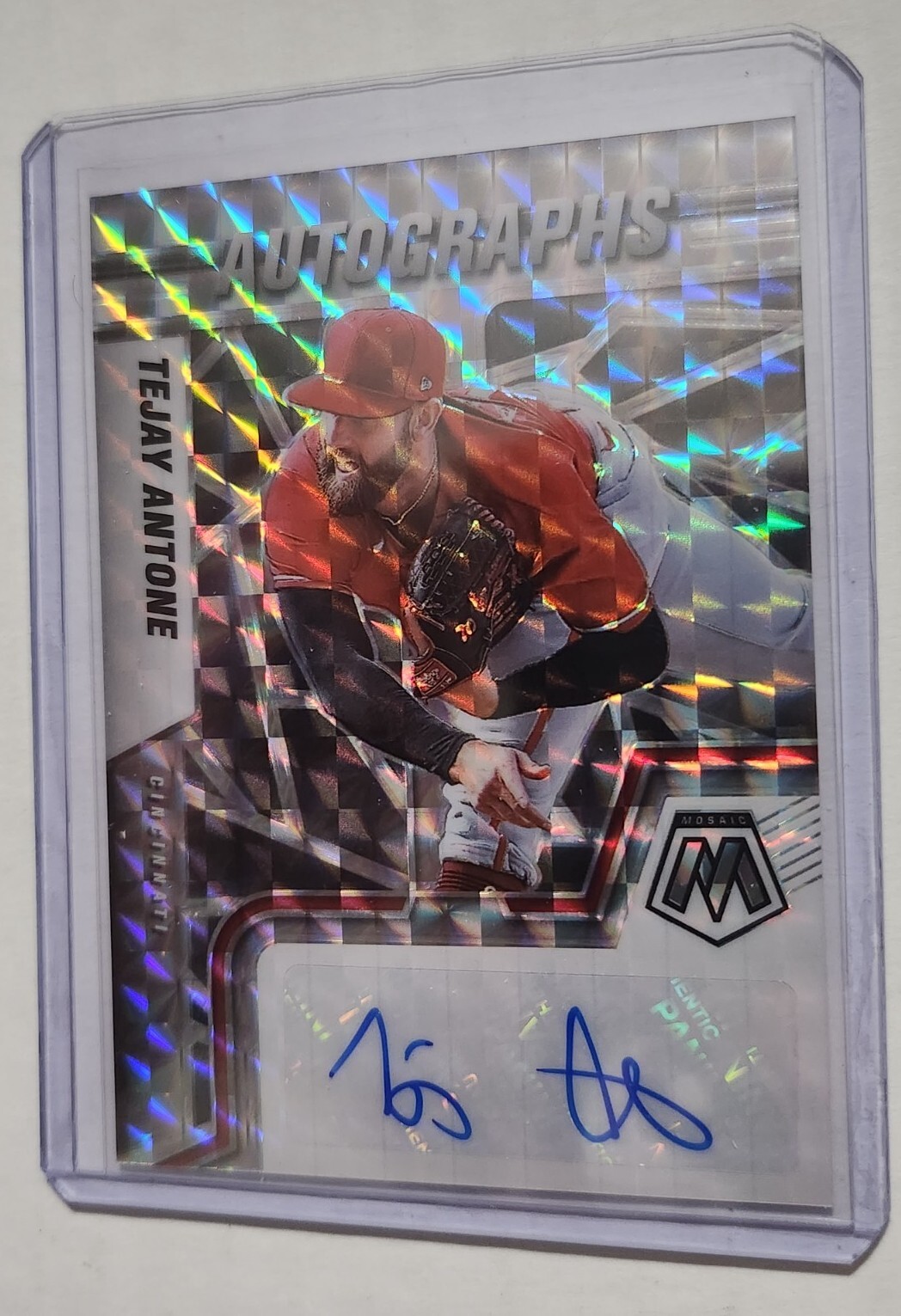 2022 Panini Mosaic - Autographs Holo Mosaic Prizm #AM-TA Tejay Antone ...