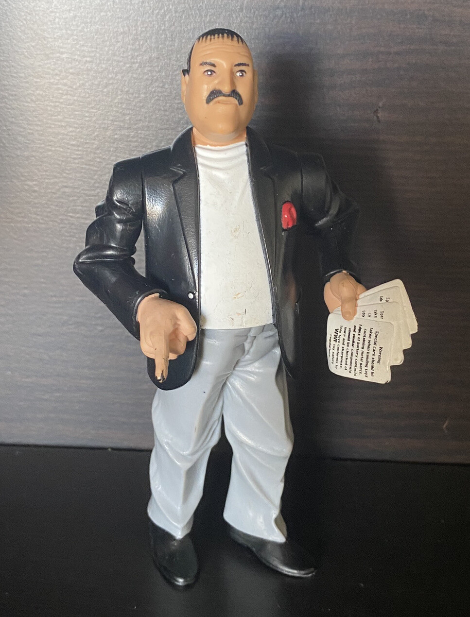 WWE WWF Sgt. Slaughter Commissioner Jakks Figure A3 | eBay