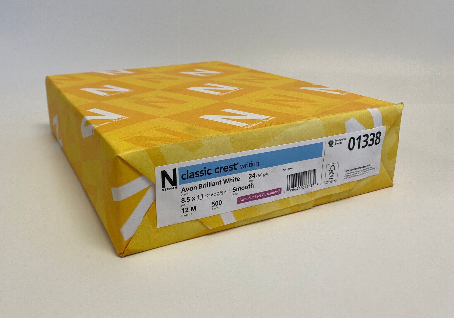 NEENAH Classic Crest Writing | Whitestone 500 Sheets/Unit 50% OFF | eBay