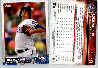 Luke Jackson 2015 Topps Pro Debut #173 Round Rock Express | eBay
