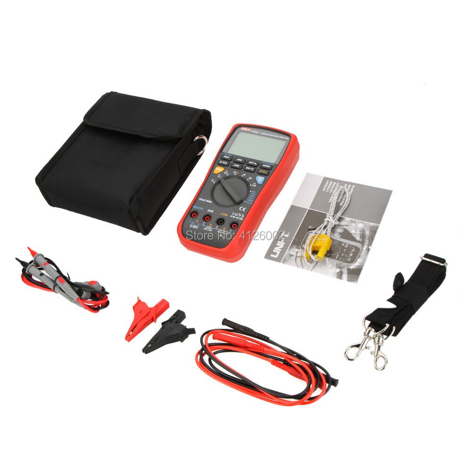 UNI-T UT533 Megger Digtal Multimeter Insulation Resistance Tester True ...
