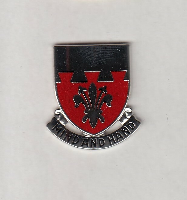 US Army 169th Engineer Bn DUI crest c/b clutchback badge V-21 | eBay