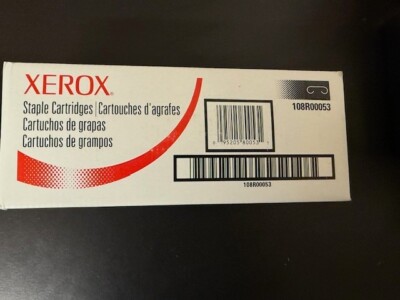 New Xerox Staple Cartridges 108R00053, 3 cartridges, 15,000 staples | eBay