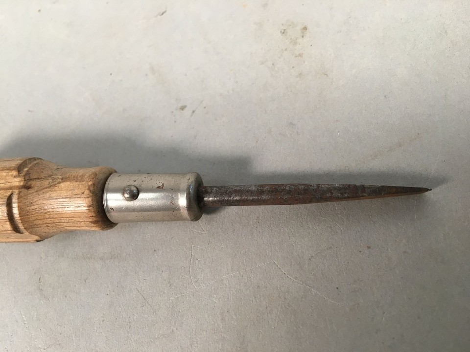 Japanese Screwdriver Carpentry Vtg Woodworking Minus Tool 14.3cm Blade ...