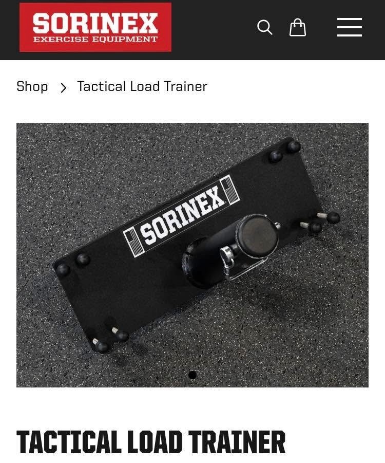 Sorinex Tactical Load Trainer for Use With A.L.I.C.E. Pack Frame Ruck ...