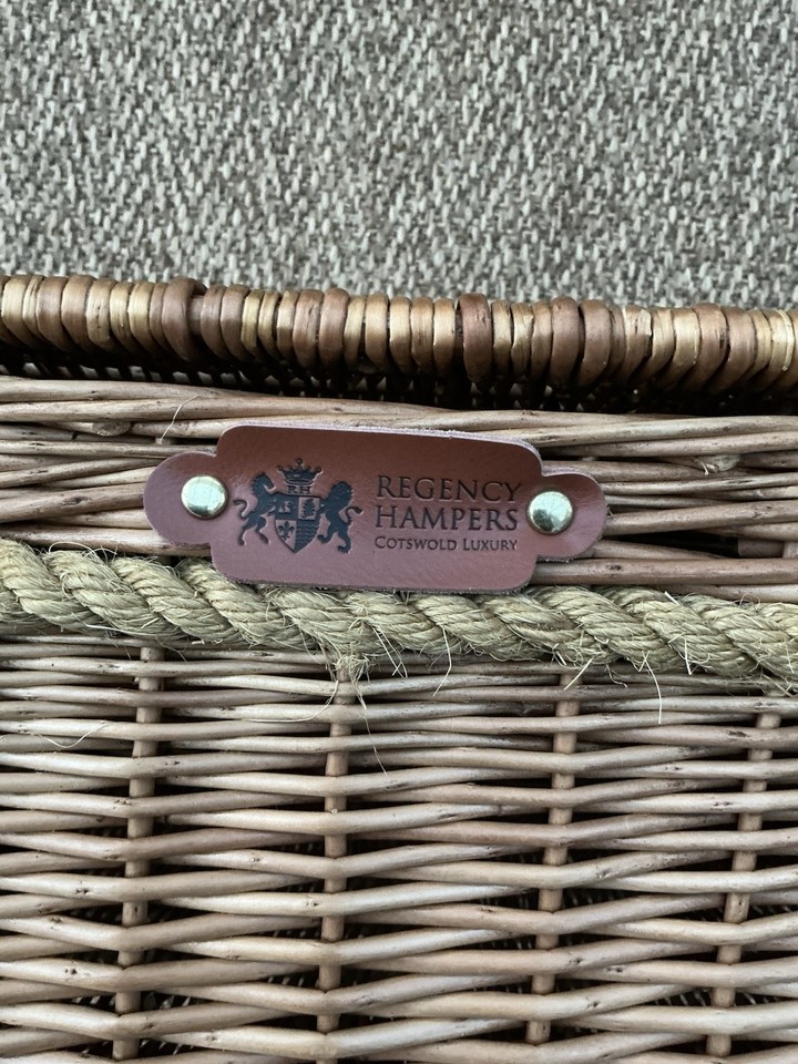 Regency Hampers Cotswold Luxury Wicker Picnic Basket | eBay UK