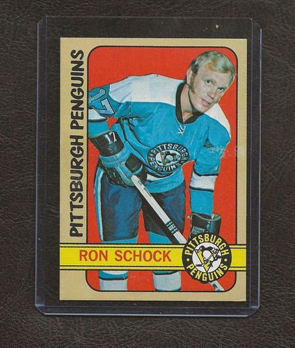 1972 Topps Hockey #59 Ron Schock, Pittsburgh Penguins, NM-MT! | eBay