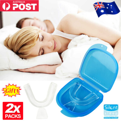 2PCS High Quality Stop Snoring Anti Snore Sleep Apnea Mouth Guard ...