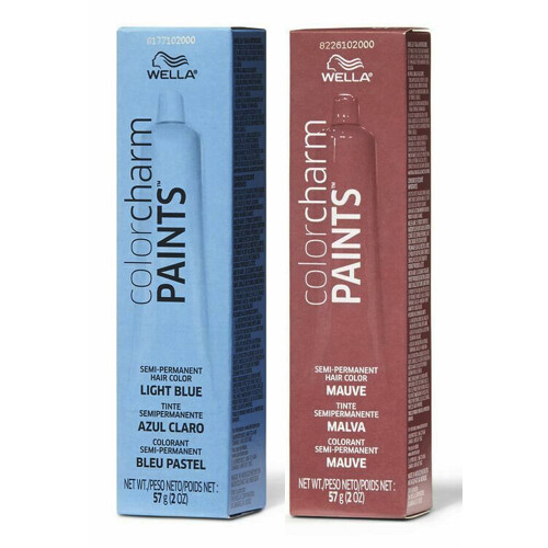 2-Pack NEW Wella Color Charm Paints Semi-Permanent Hair Color Light ...