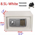 High Security Home Safe Safebox Secure Storage Box With Digital And Key ...
