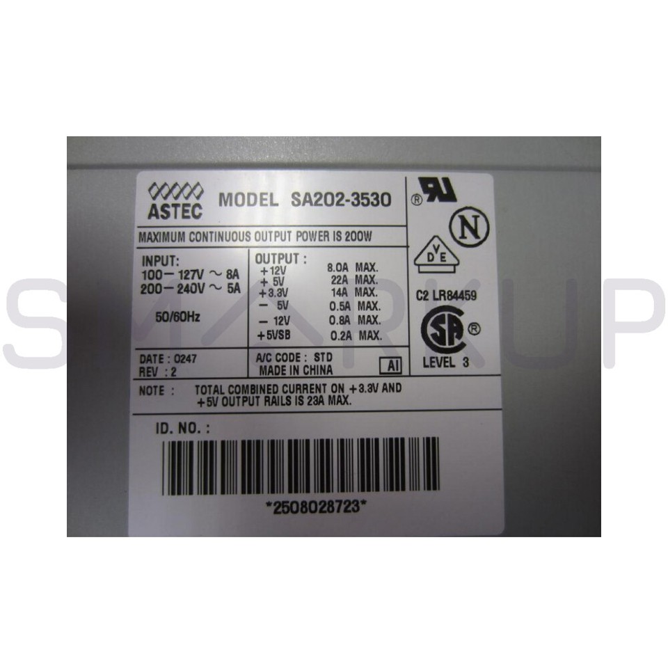 Used & Tested ASTEC SA202-3530 Power Supply | eBay