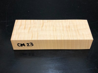 CM23 Curly Maple Knife Block Blank Handle Pistol Grip Wood | eBay