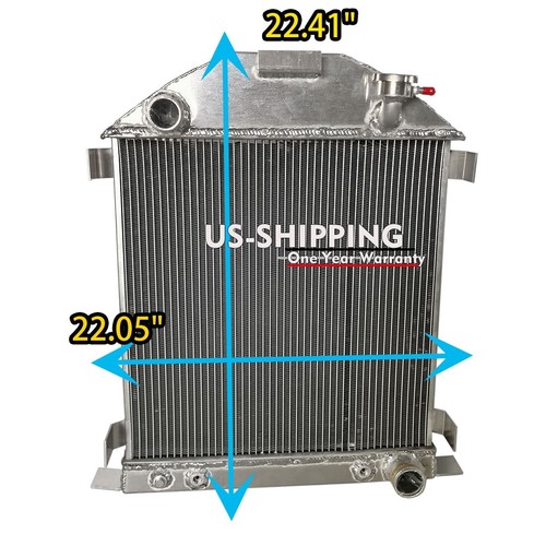 All Aluminum Radiator For 1928 1929 Ford Model A Chevy Engine ...