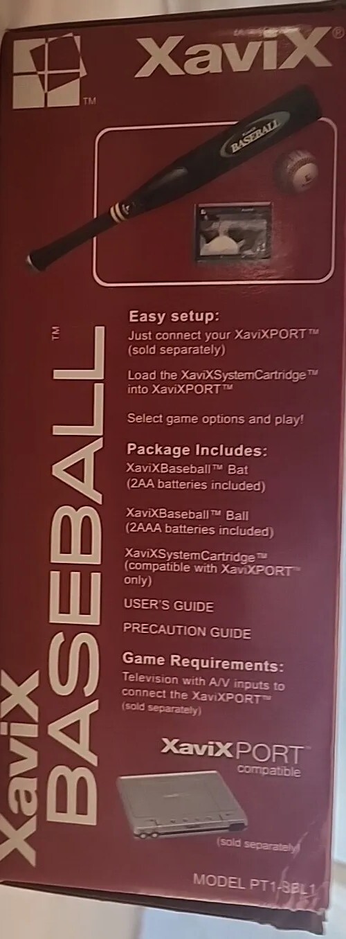 Xavix Baseball Motion Controlled Video Game New Sealed | eBay UK