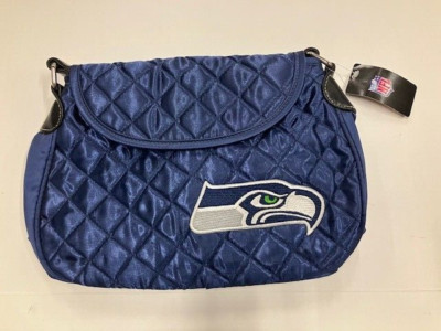 NFL Seattle Seahawks Shoulder Bag Purse Satin Quilted Pro Fanity NWT | eBay